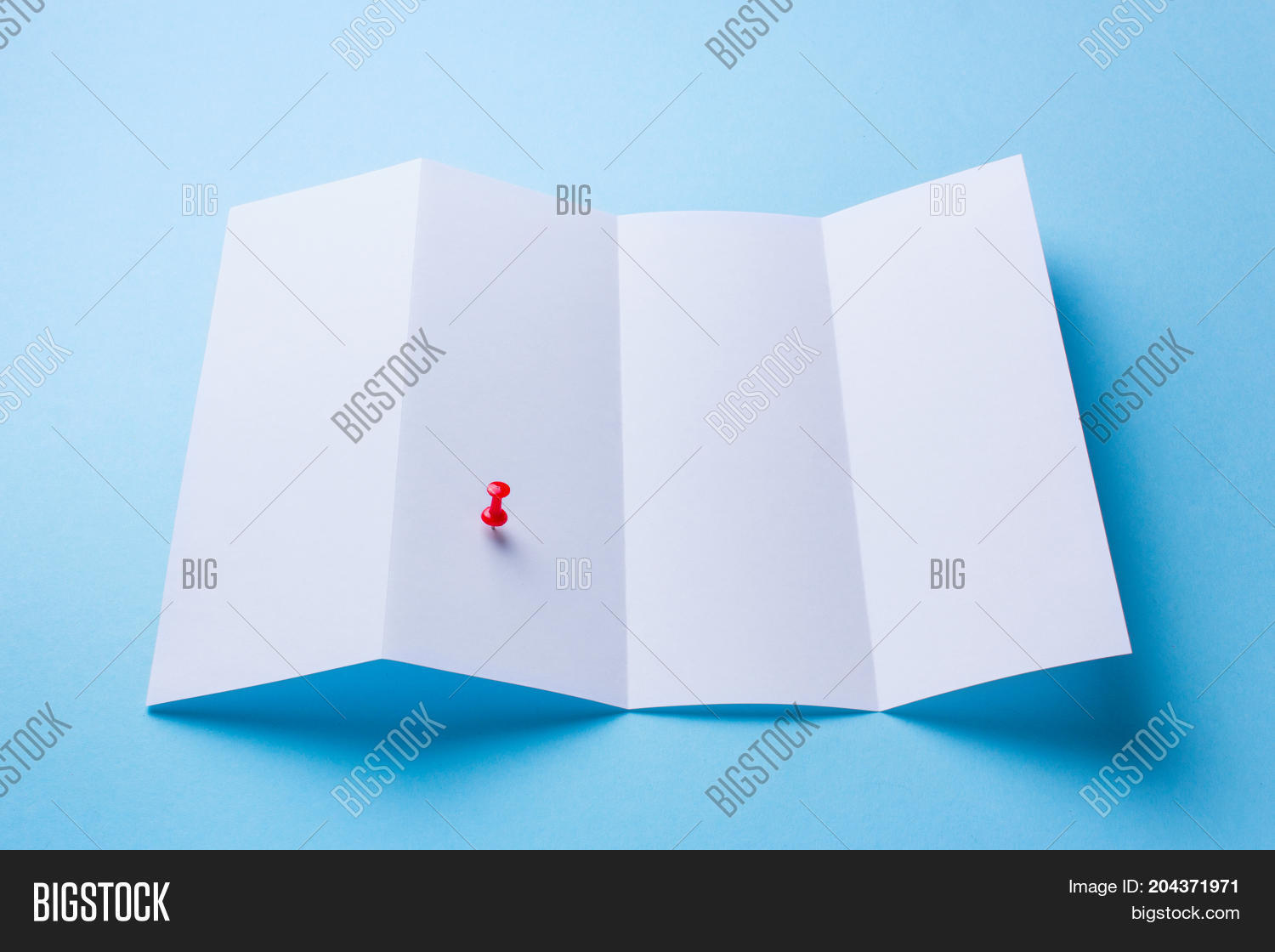 Map Red Pin Leaflet Image & Photo (Free Trial) | Bigstock