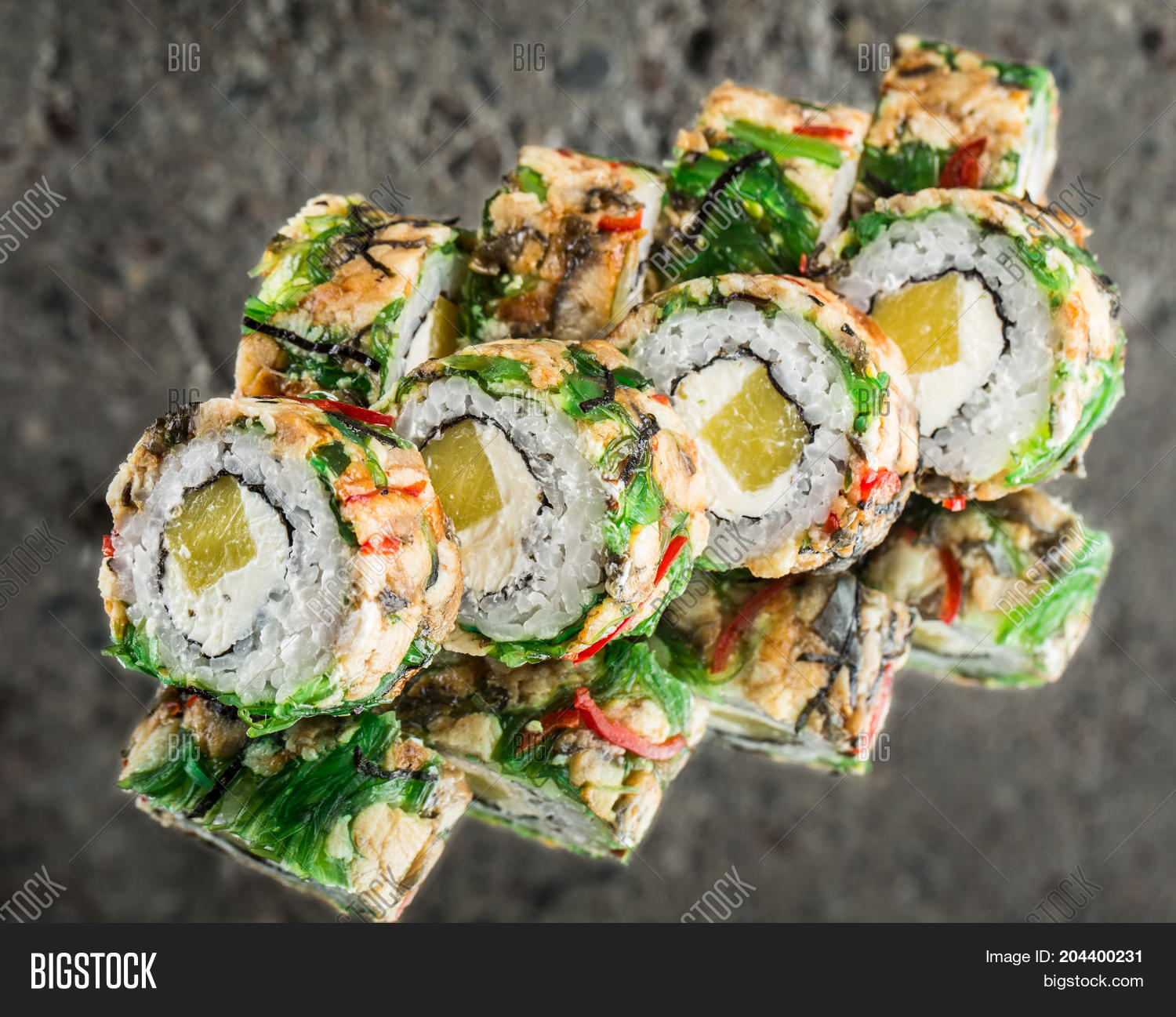 Roll Wrapped Eel Image & Photo (Free Trial) | Bigstock