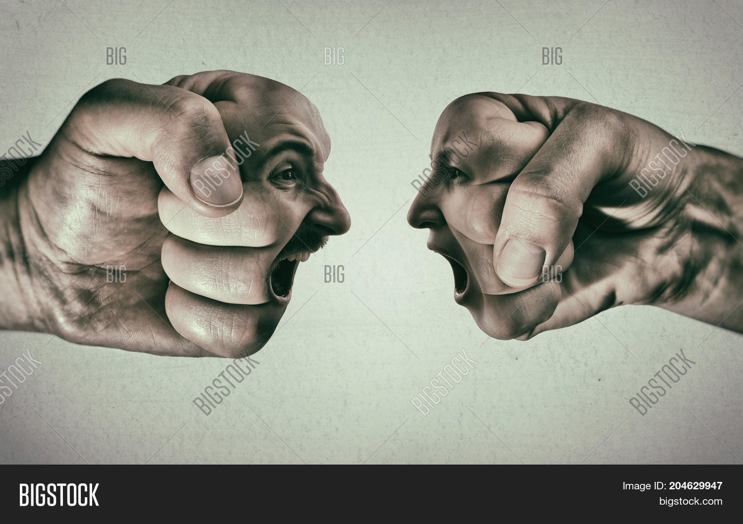 Two Fists Male Female Image & Photo (Free Trial) | Bigstock