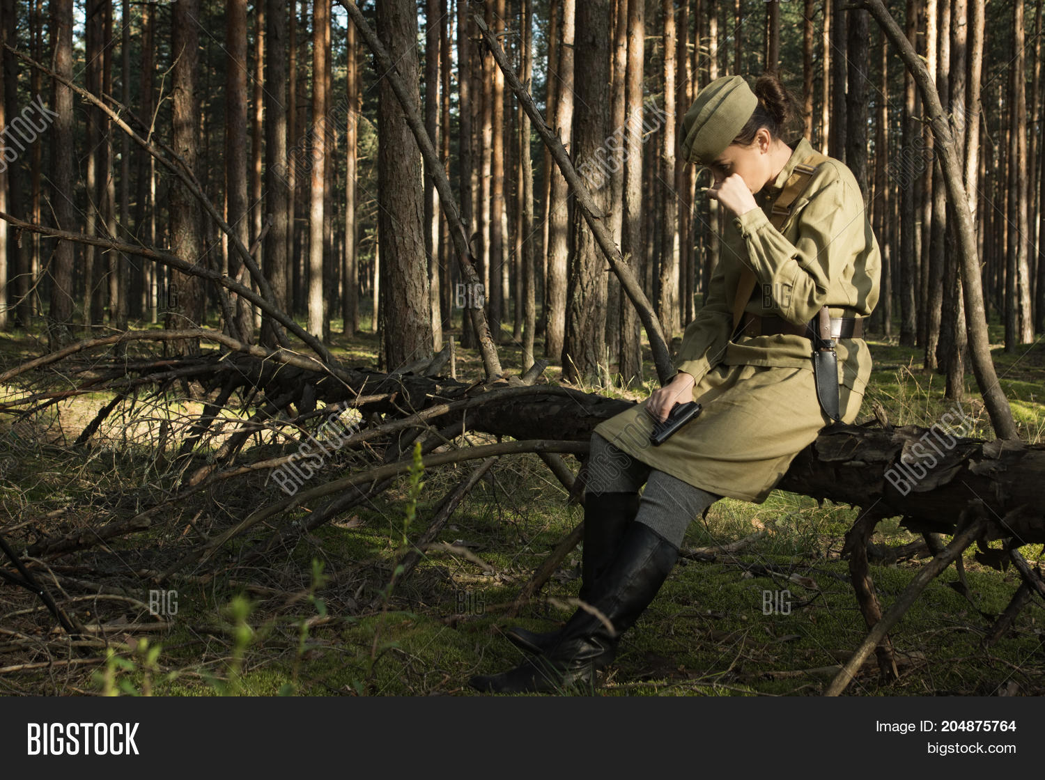 Woman Uniform Red Army Image & Photo (Free Trial) | Bigstock