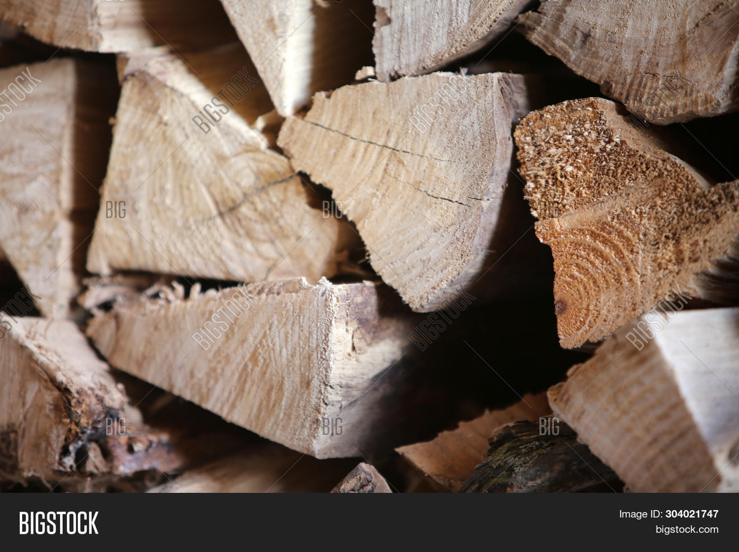 Split Fire Wood. Dried Image & Photo (Free Trial) | Bigstock