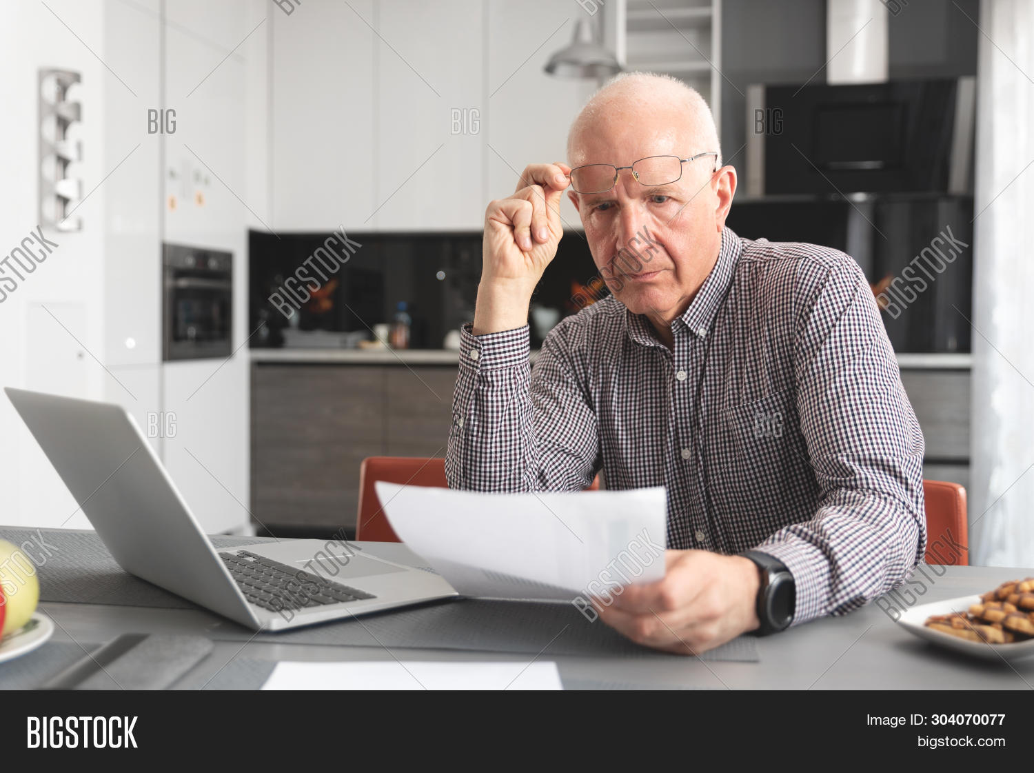 Senior Man Worried Image & Photo (Free Trial) | Bigstock