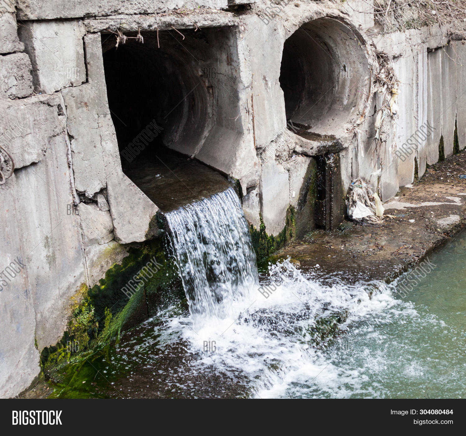 Two Large Concrete Run Image & Photo (Free Trial) | Bigstock
