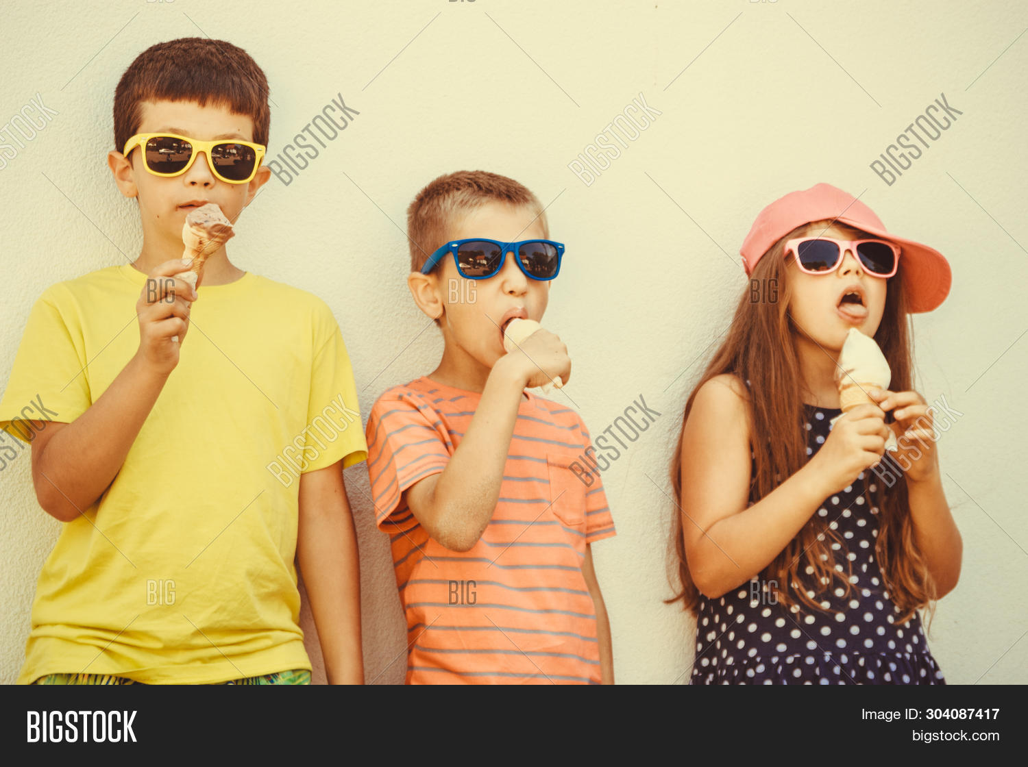 Kids Eating Gelato Image & Photo (Free Trial) | Bigstock