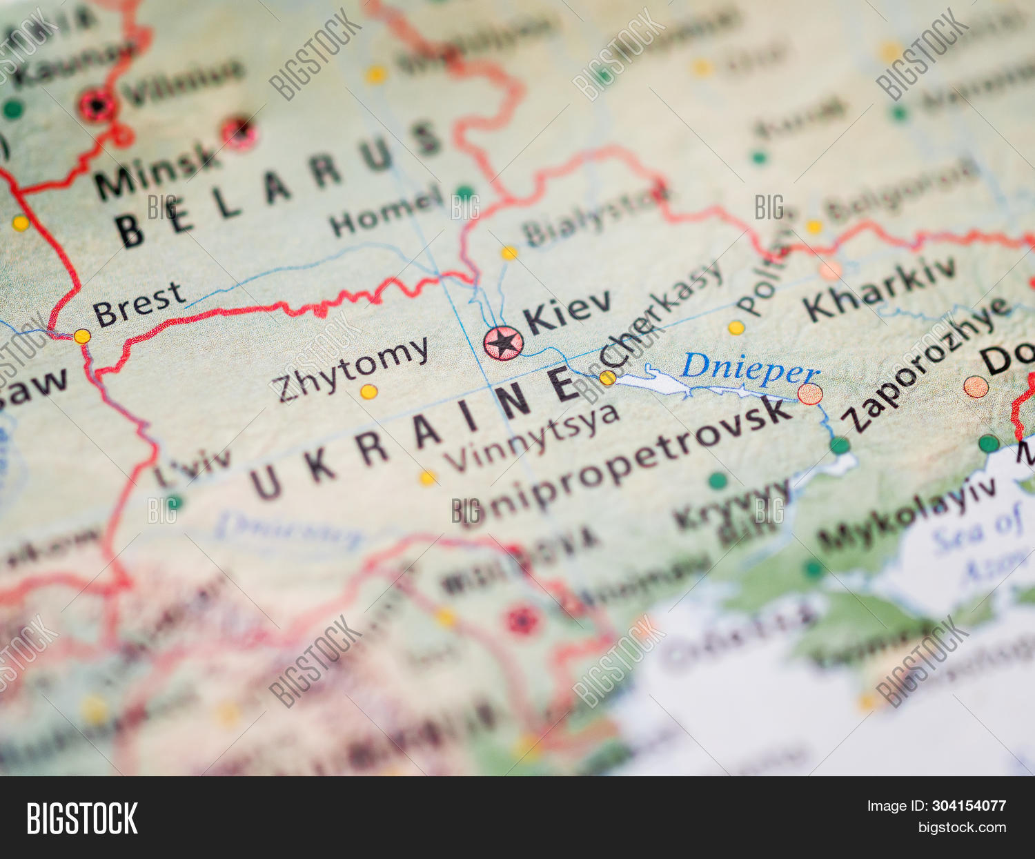 World Map Focus On Image & Photo (Free Trial) | Bigstock