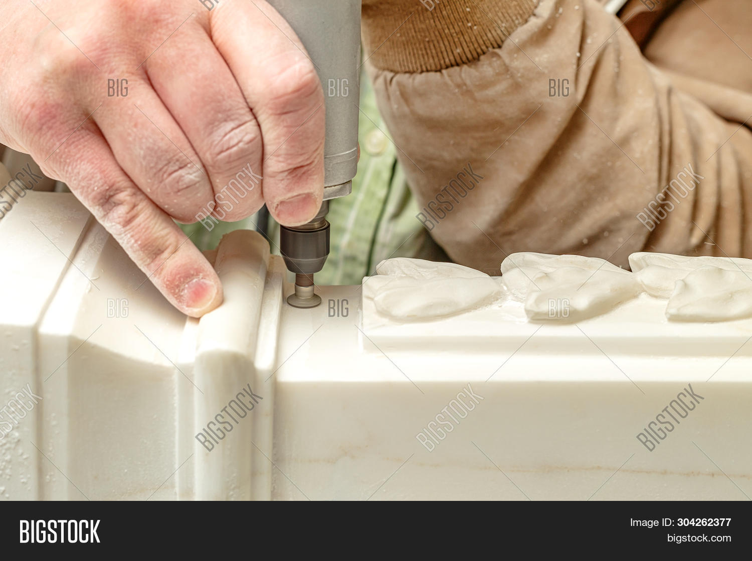 Hands Stonecutter Image & Photo (Free Trial) | Bigstock