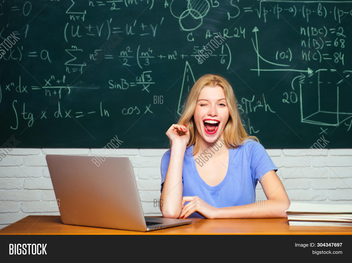Student Girl Happy Image & Photo (Free Trial) | Bigstock