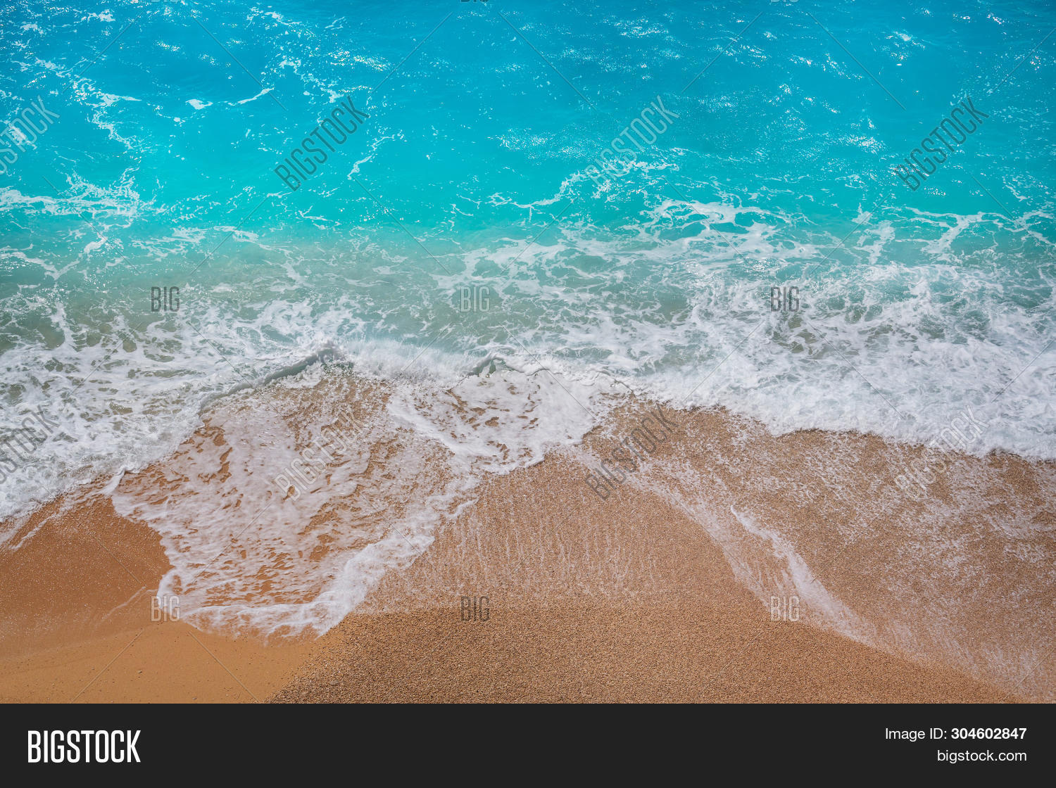 Blue Wave On Beach. Image & Photo (Free Trial) | Bigstock