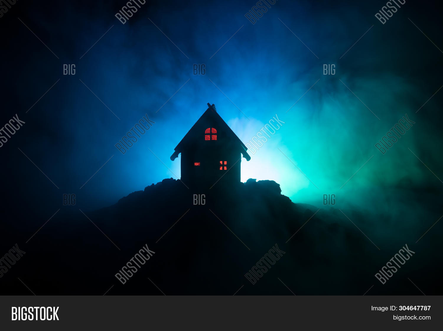 Old House Ghost Forest Image & Photo (Free Trial) | Bigstock