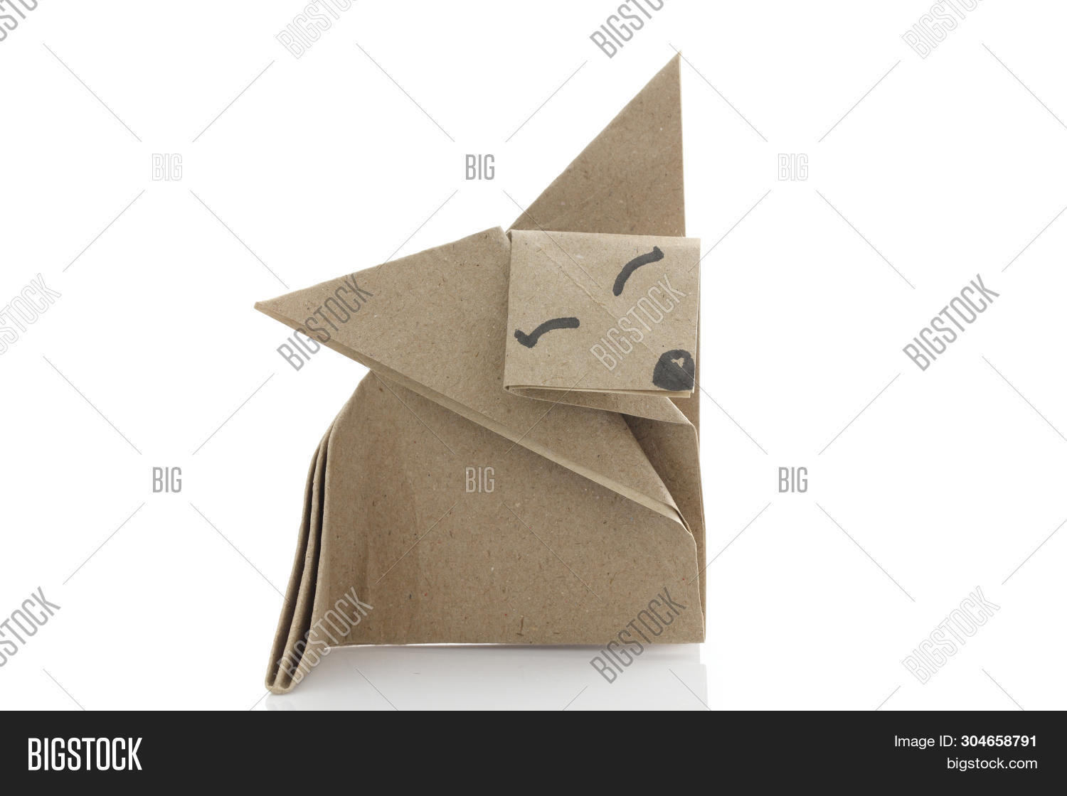 Origami Paper Fox By Image & Photo (Free Trial) | Bigstock