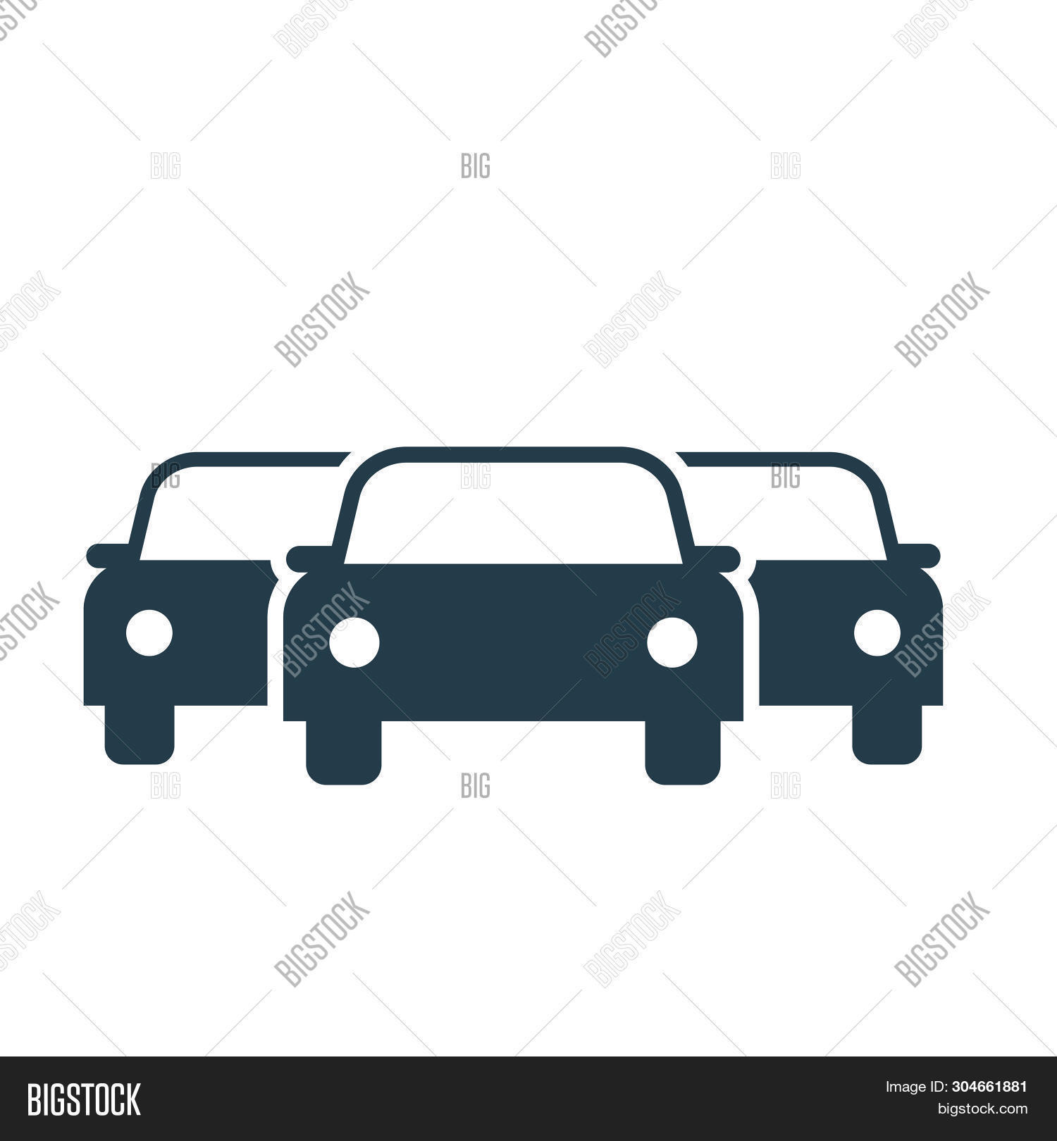 Car Fleet Icon. Image & Photo (Free Trial) | Bigstock