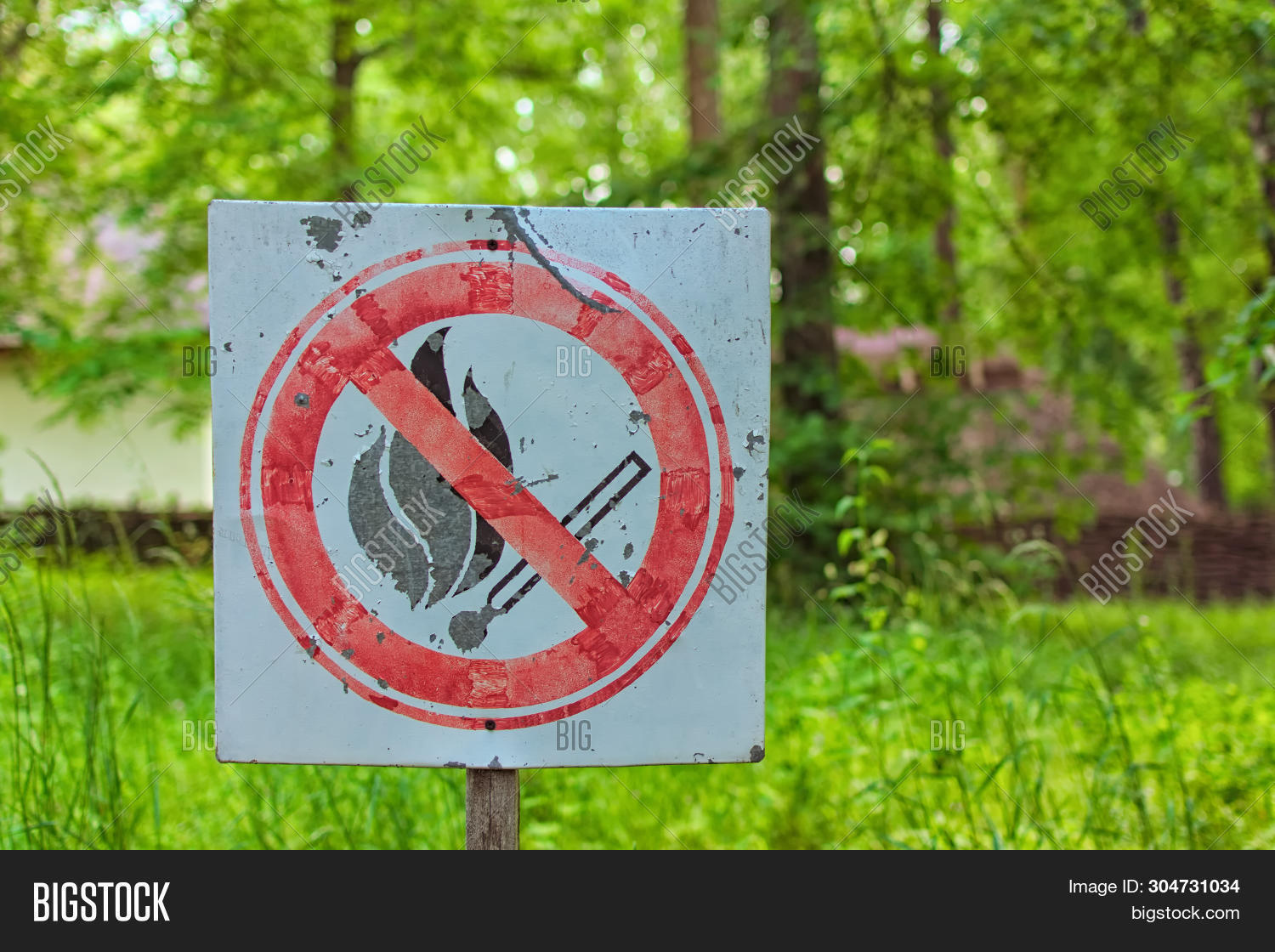 No Match Fire Old Sign Image & Photo (Free Trial) | Bigstock