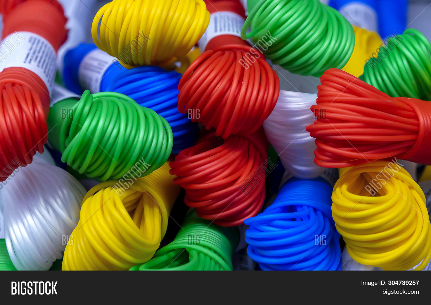 Colored Plastic Rope. Image & Photo (Free Trial) | Bigstock