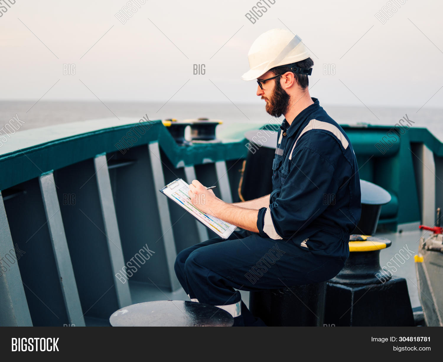 Deck Officer On Deck Image & Photo (Free Trial) | Bigstock