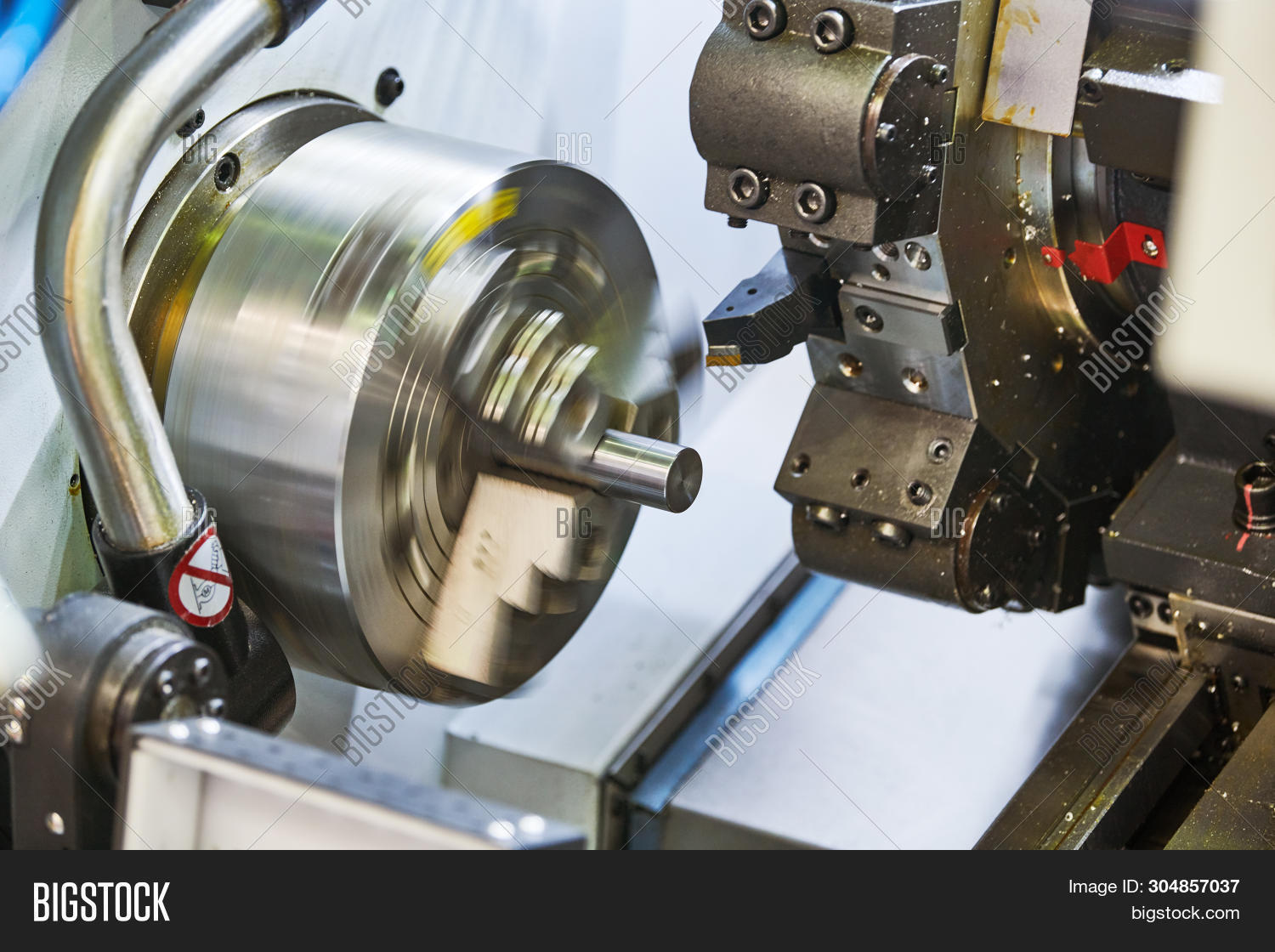 Turning Cnc Machine Image & Photo (Free Trial) | Bigstock