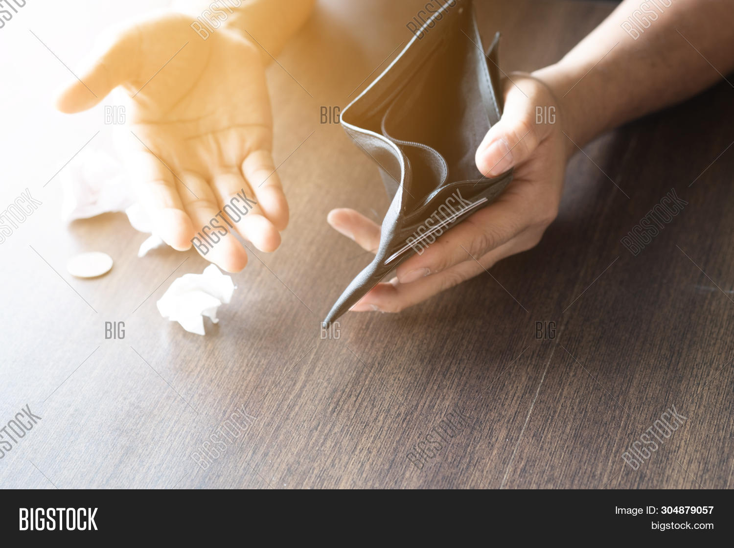 Empty Wallet Hands Man Image & Photo (Free Trial) | Bigstock