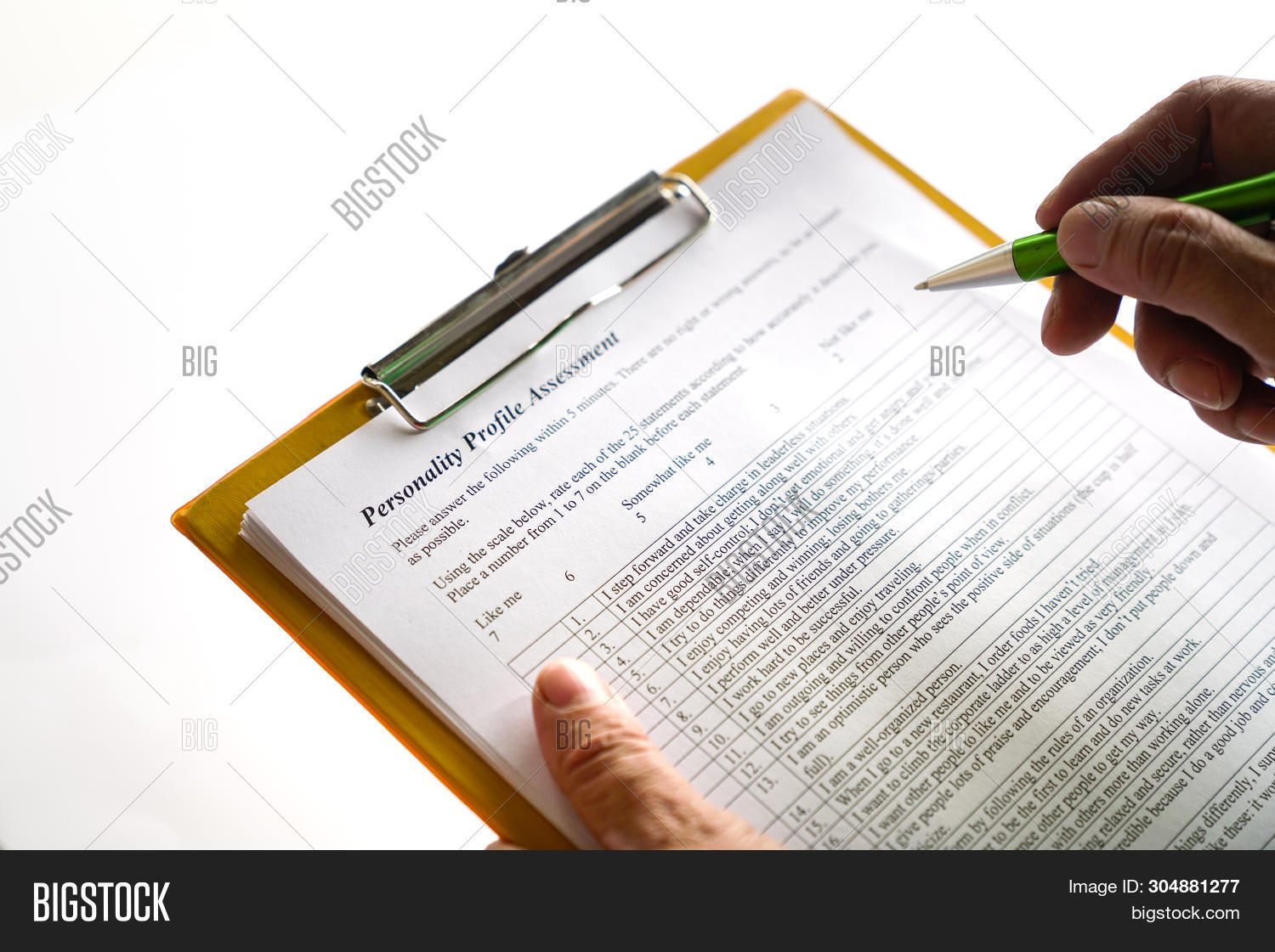 Personality Test Image & Photo (Free Trial) | Bigstock