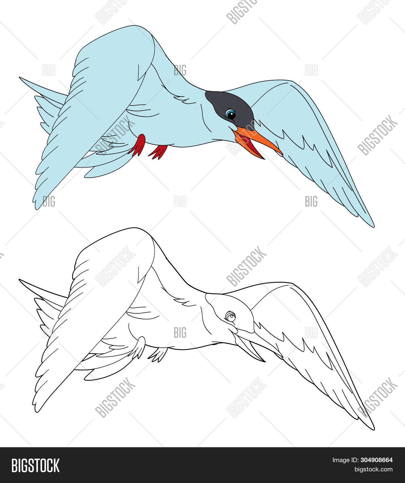 Cartoon Scene Flying Image & Photo (Free Trial) | Bigstock