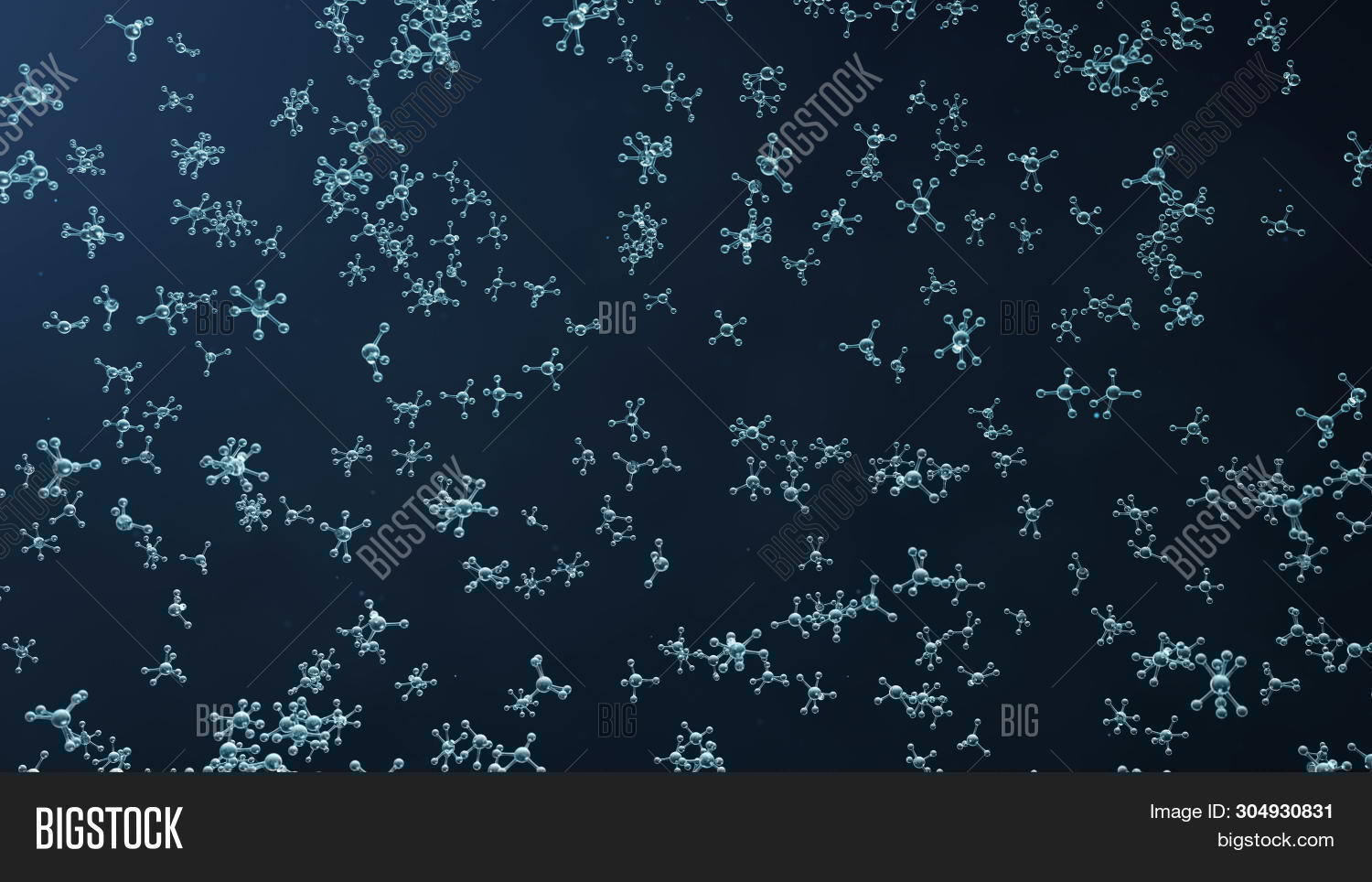 3d Rendering Molecule Image & Photo (Free Trial) | Bigstock