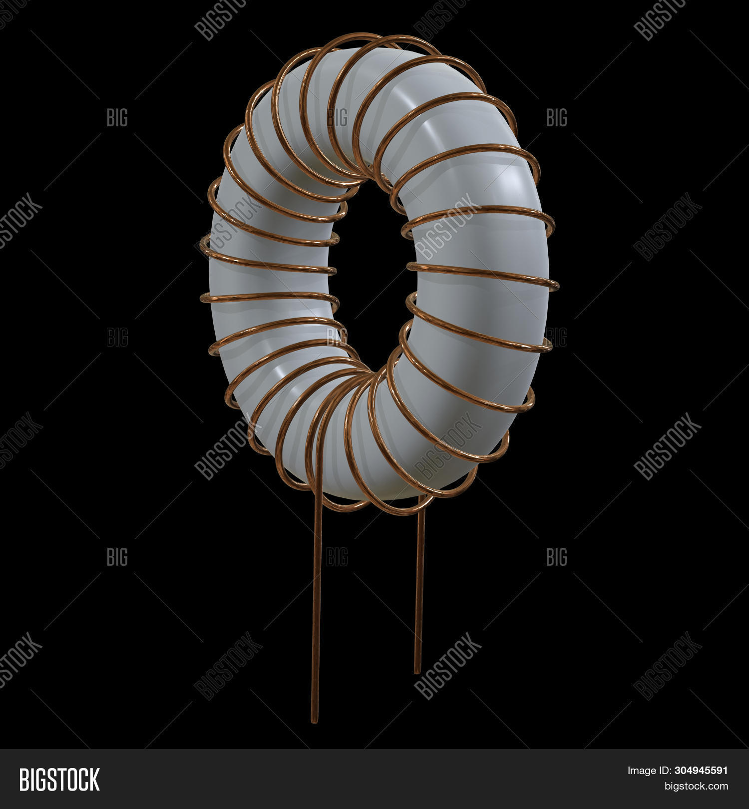 Toroidal Coil Inductor Image & Photo (Free Trial) | Bigstock