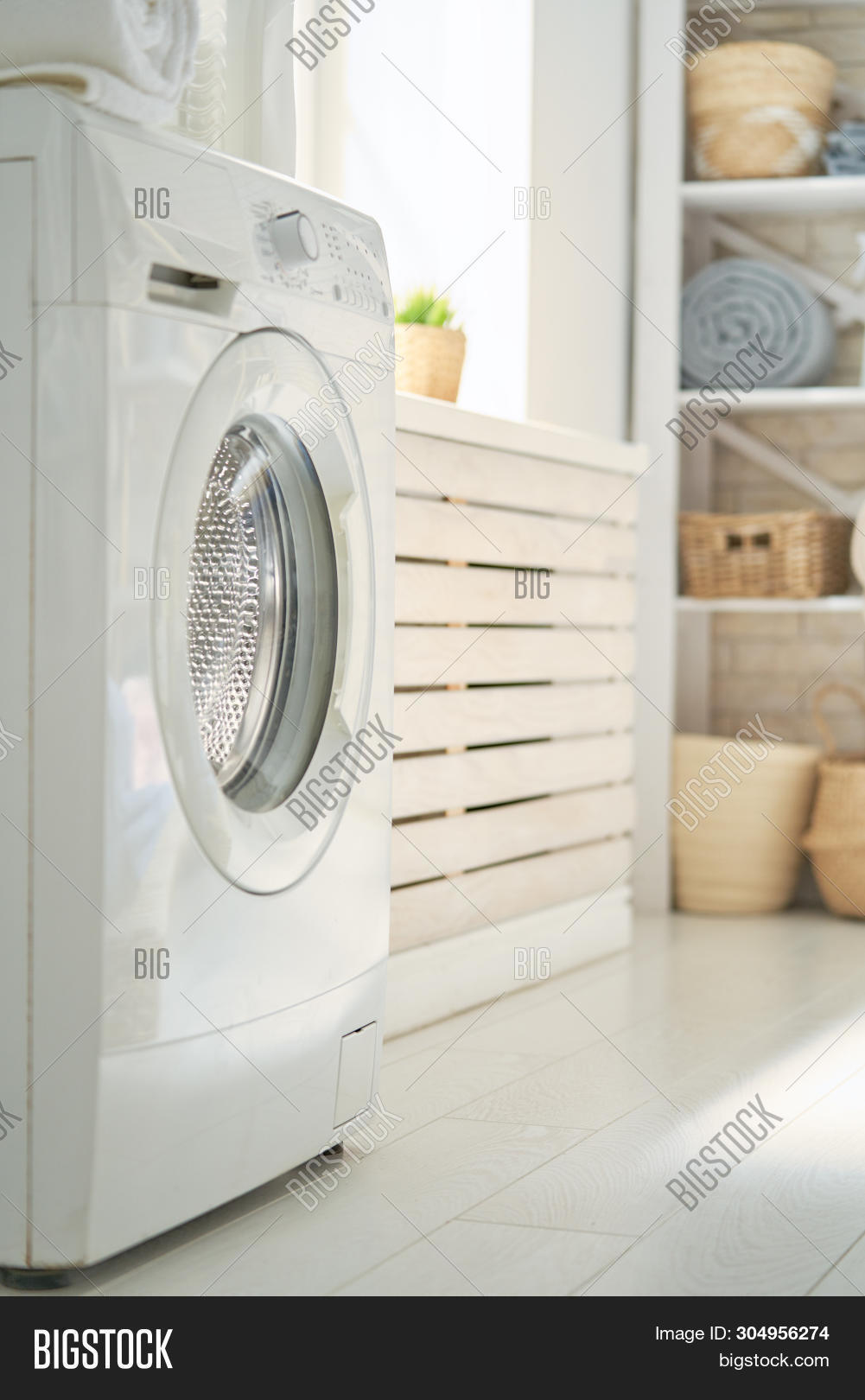 Interior Real Laundry Image & Photo (Free Trial) | Bigstock
