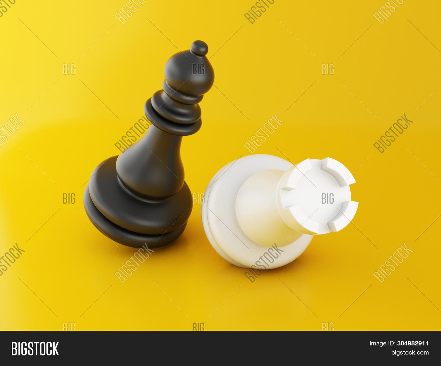 3D Lost Chess Piece. Image & Photo (Free Trial) | Bigstock