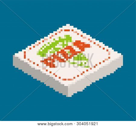Pizza Box Pixel Art. Vector & Photo (Free Trial) | Bigstock