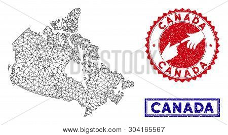 2d Polygonal Canada Vector & Photo (Free Trial) | Bigstock