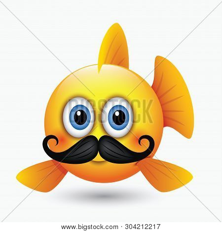 Cute Fish Emoticon Vector & Photo (Free Trial) | Bigstock