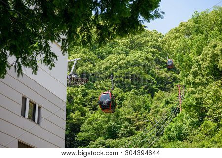 Red Ropeway Kobe, Image & Photo (Free Trial) | Bigstock