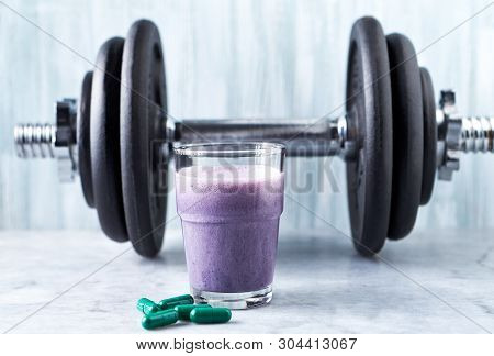 Glass Protein Shake Image & Photo (Free Trial) | Bigstock