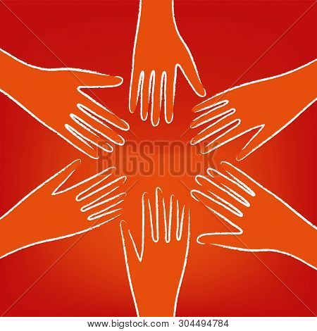 Six Joined Lineal Vector & Photo (Free Trial) | Bigstock