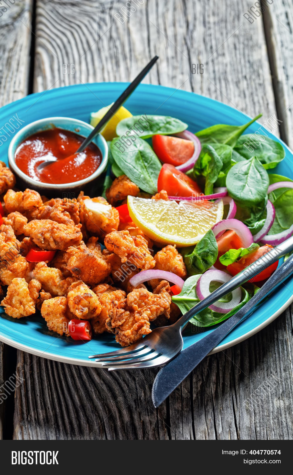 Popcorn Chicken Salad