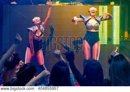 Techno Dancer Night Image & Photo (Free Trial) | Bigstock