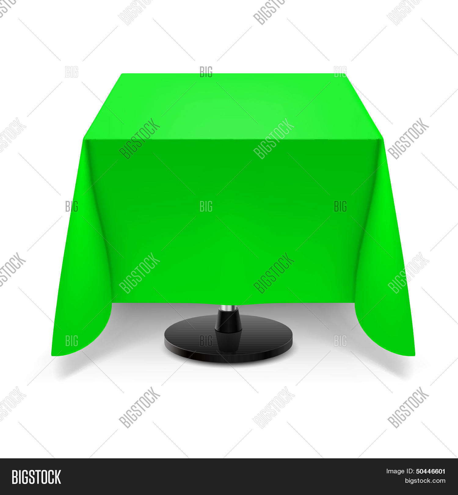 Square Table Green Vector & Photo (Free Trial) | Bigstock
