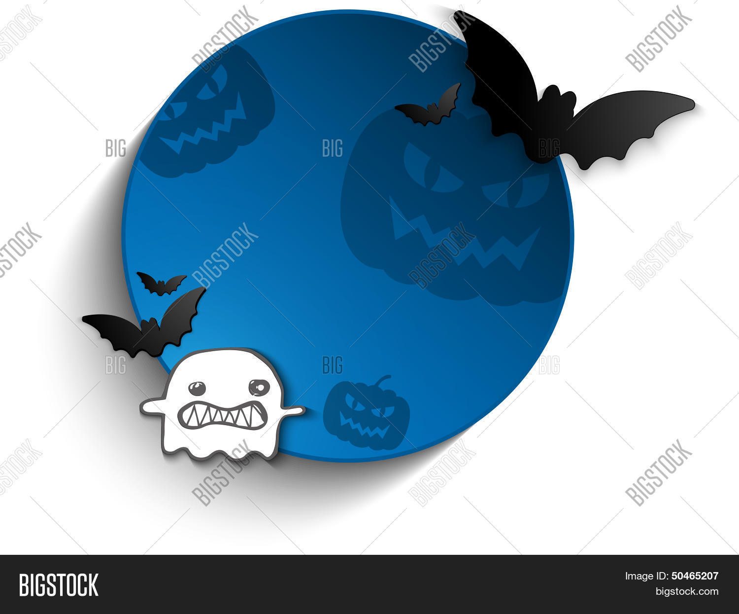 Halloween Bat Circle Vector & Photo (Free Trial) | Bigstock