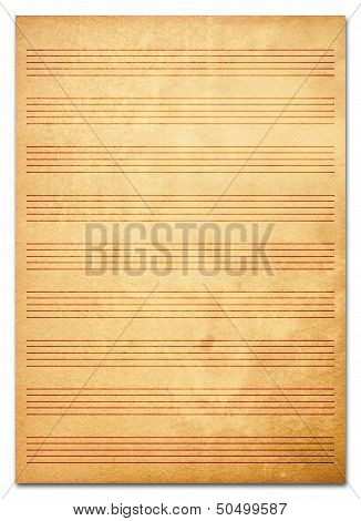 Old Paper Grunge Music Image & Photo (Free Trial) | Bigstock