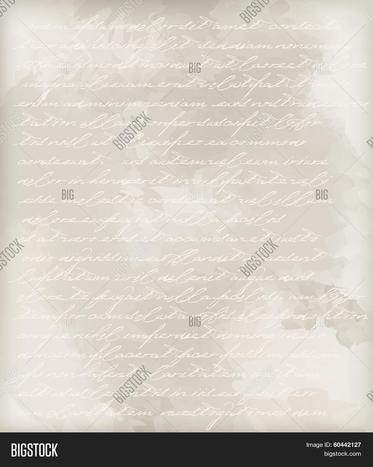 Old Letter Texture Vector & Photo (Free Trial) | Bigstock