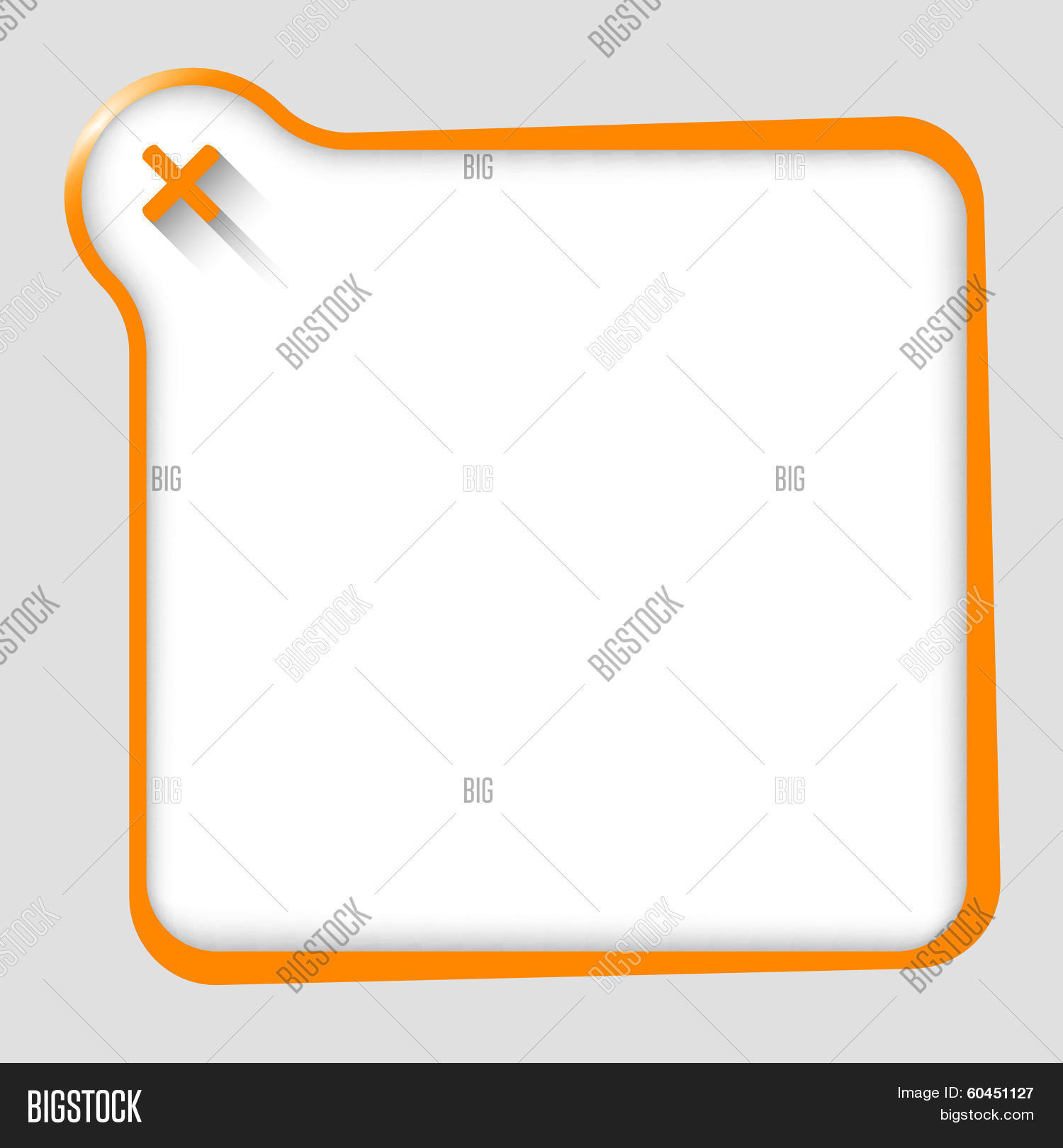 Orange Text Box Any Vector & Photo (Free Trial) | Bigstock