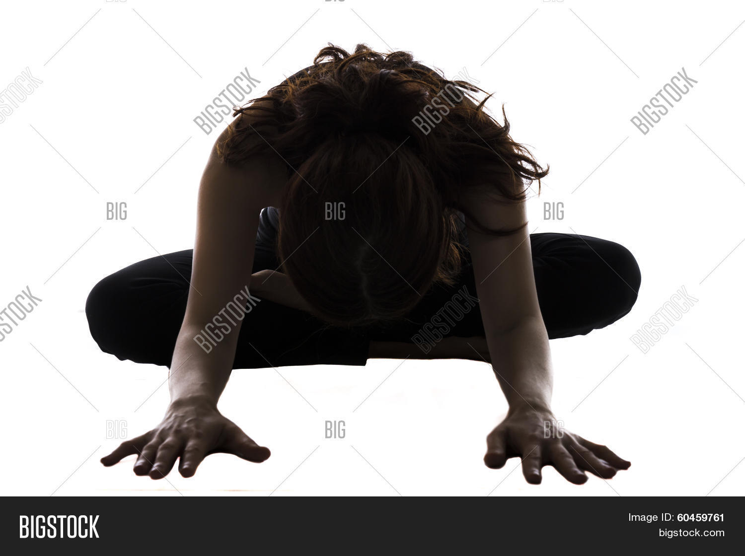Woman Bound Angle Pose Image & Photo (Free Trial) | Bigstock