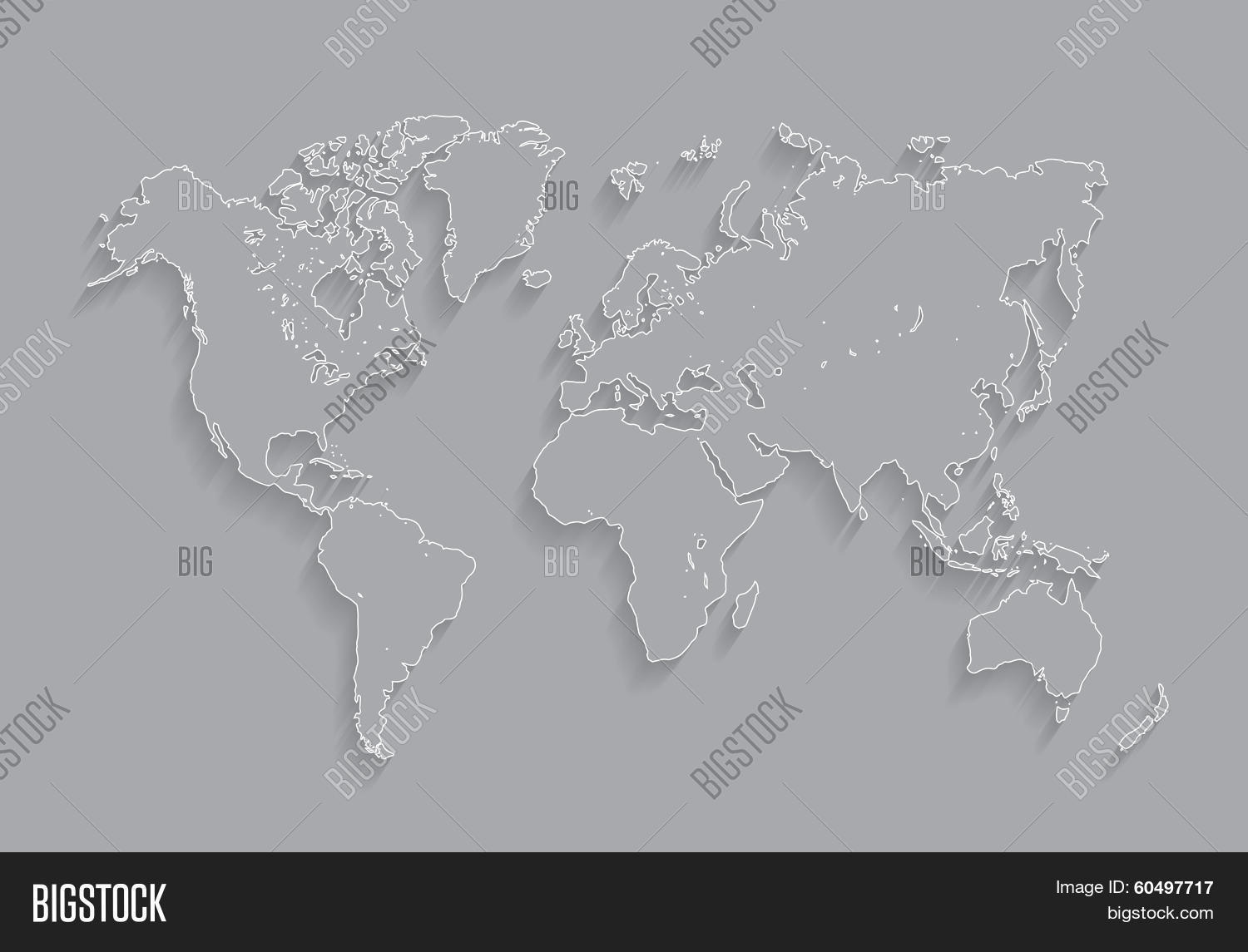 Border Worlds Map Image & Photo (Free Trial) | Bigstock