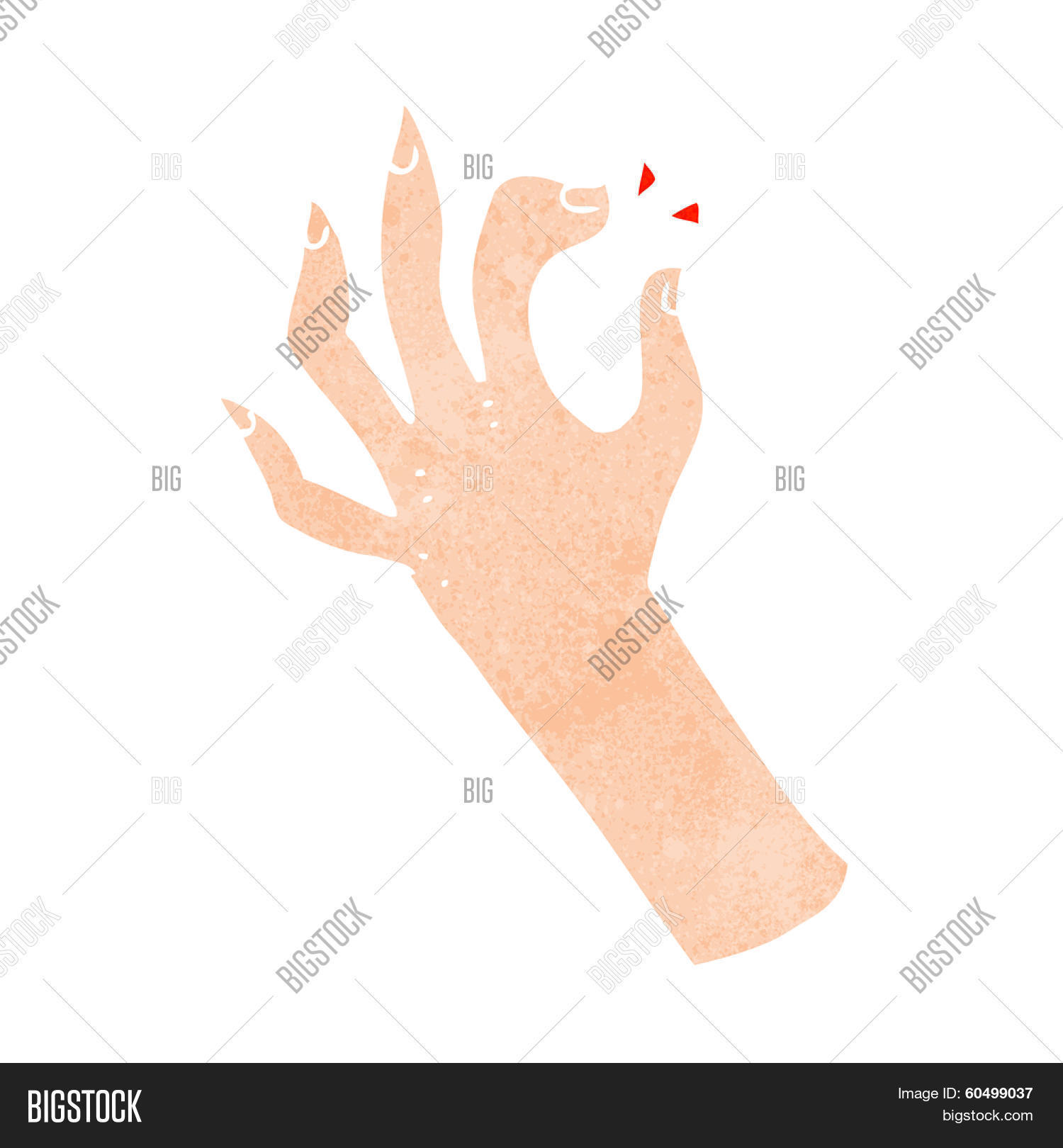 Cartoon Hand Symbol Vector & Photo (Free Trial) | Bigstock