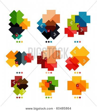 Set Cross Geometric Vector & Photo (Free Trial) | Bigstock