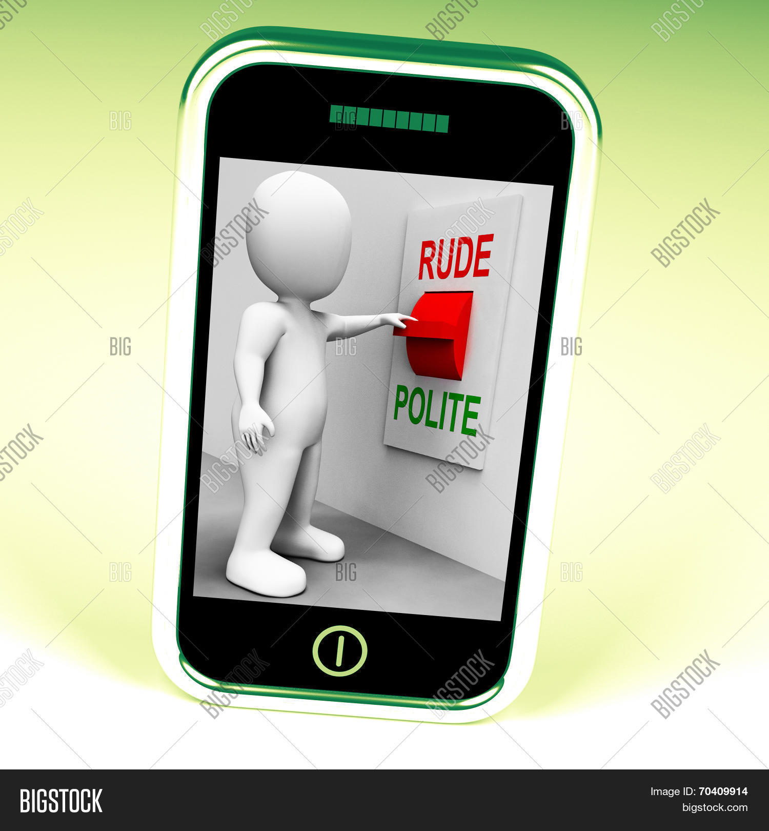Rude Polite Switch Image & Photo (Free Trial) | Bigstock
