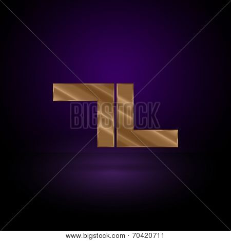 Gold Metal Symbol Vector & Photo (Free Trial) | Bigstock