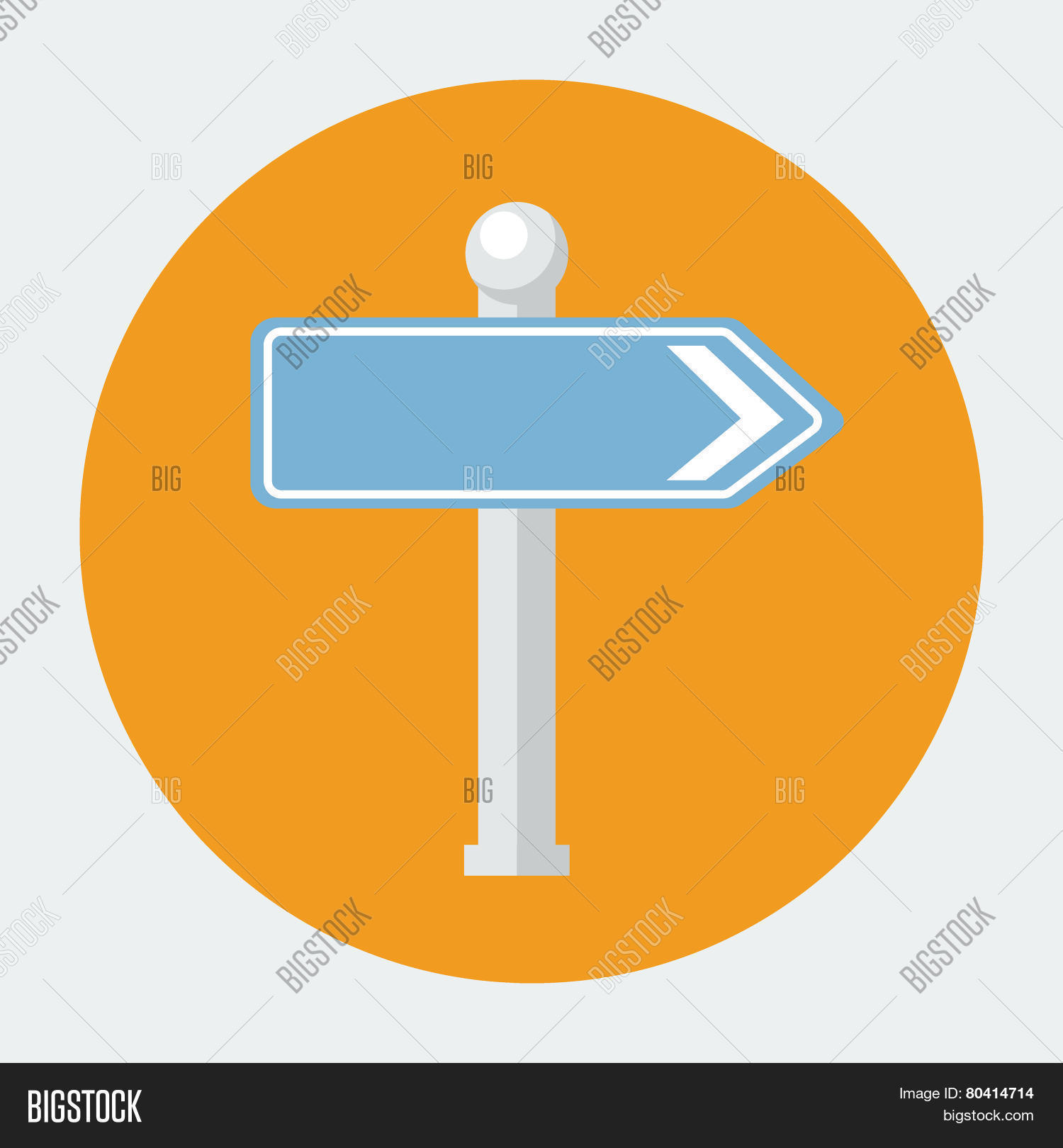 Vector Road Sign Icon Vector & Photo (Free Trial) | Bigstock
