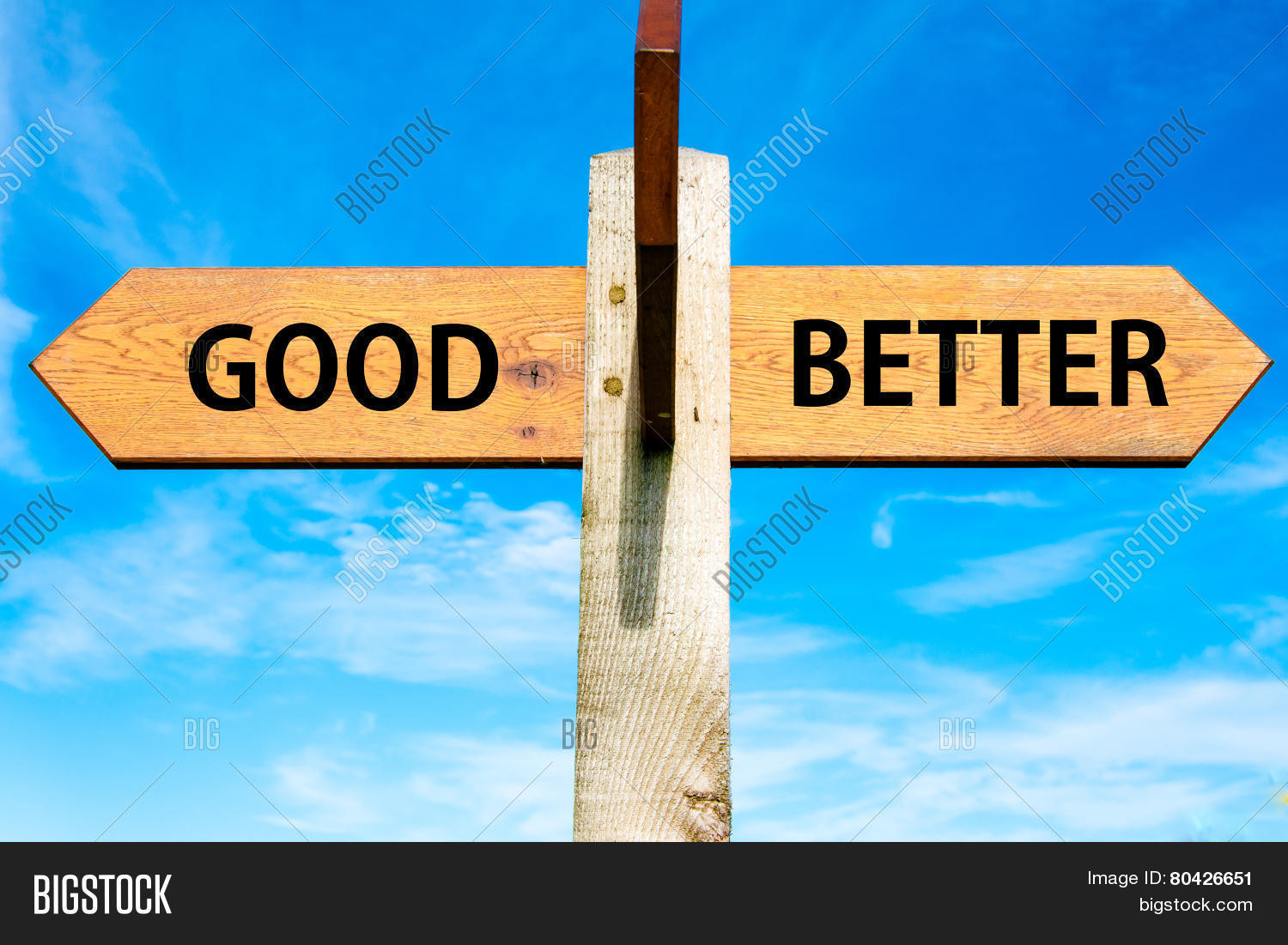 Good Versus Better Image & Photo (Free Trial) | Bigstock