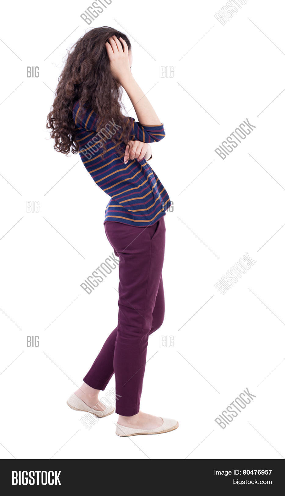 Back View Standing Image & Photo (Free Trial) | Bigstock