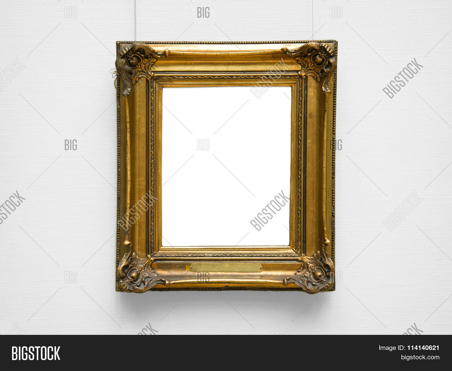 Gold Empty Frame On Image & Photo (Free Trial) | Bigstock
