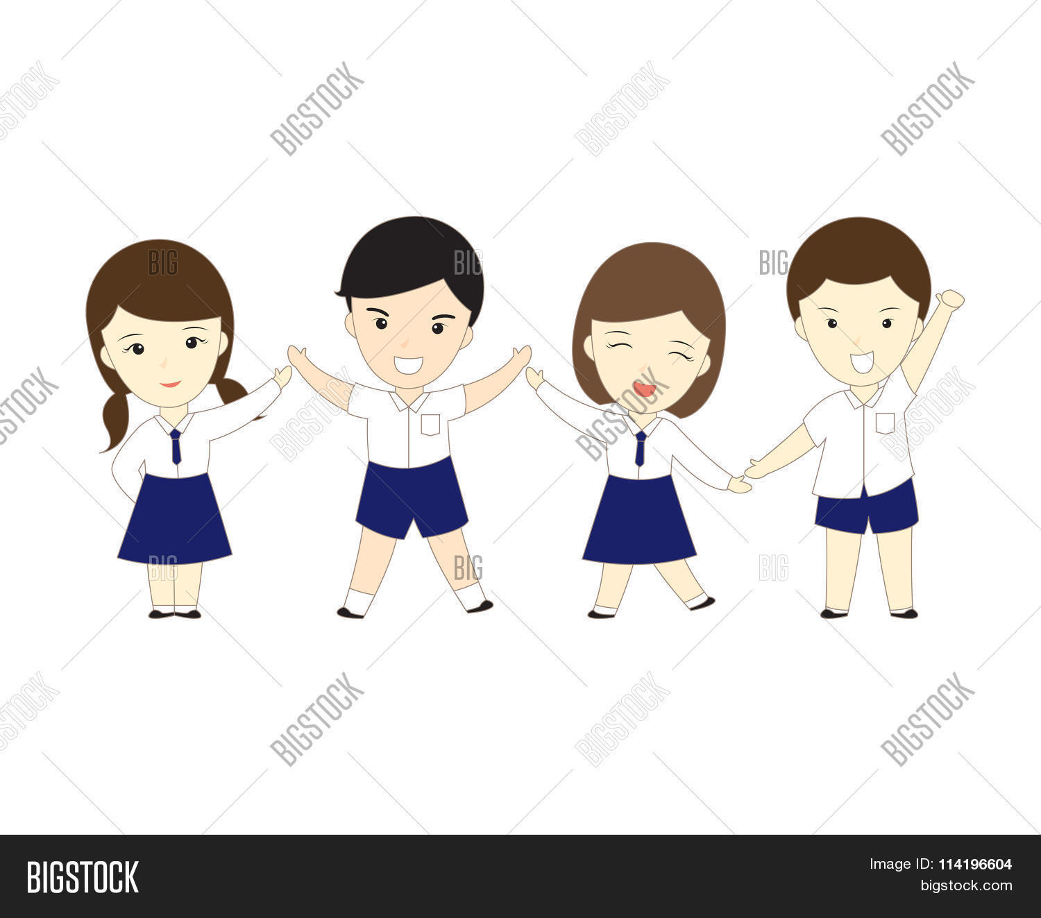 Student Cartoon Cute Vector & Photo (Free Trial) | Bigstock